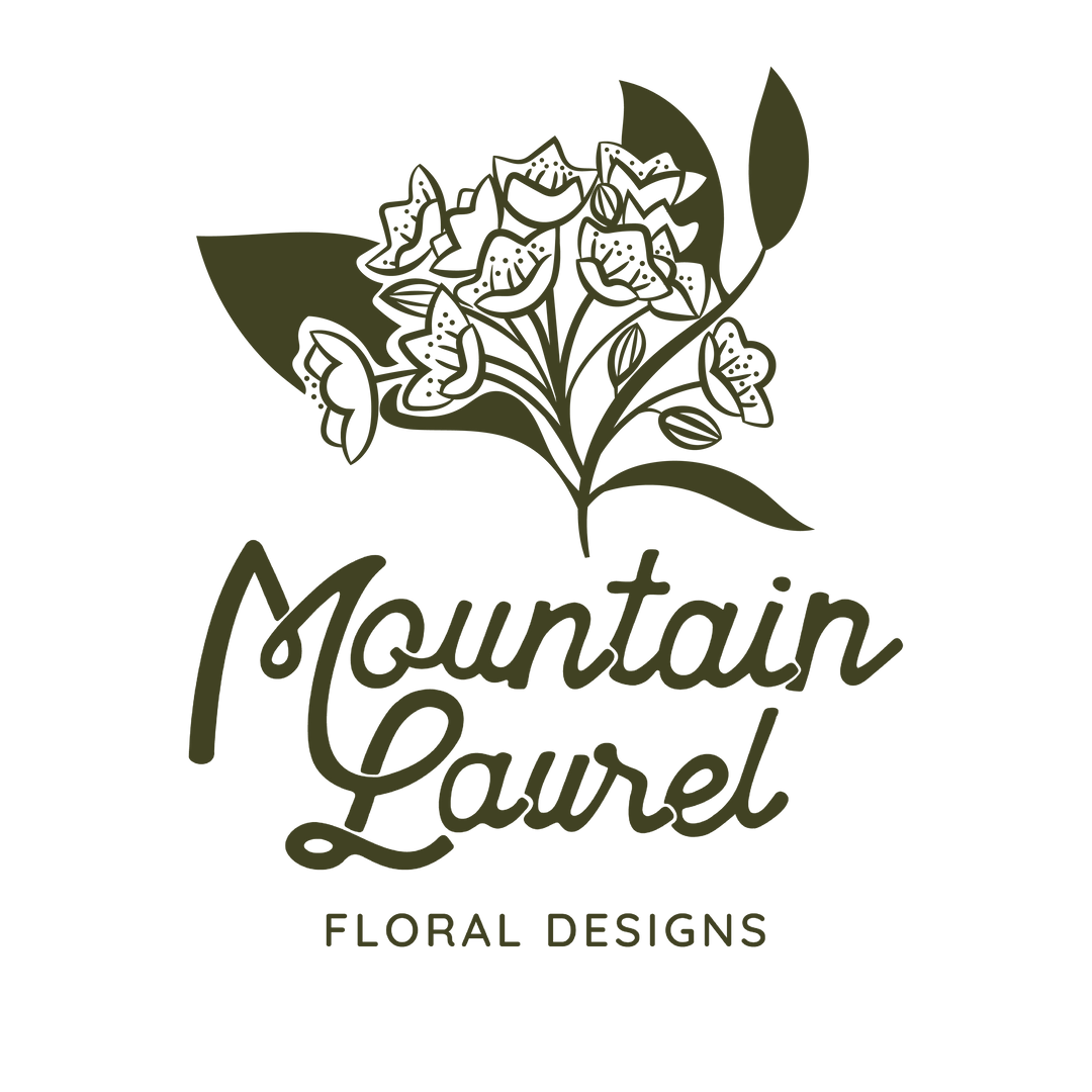 Valentine's Watercolor Card | Feb. 1 – Mountain Laurel Floral